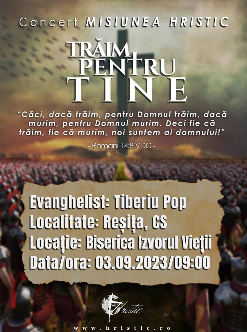 Grupul Hristic & Tiberiu Pop la Biserica Izvorul Vieții Reșița ...
