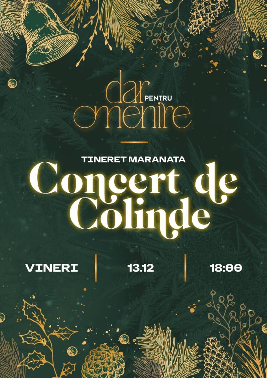 Concert de colinde la Biserica Maranata Baia Mare - NewsNet Crestin
