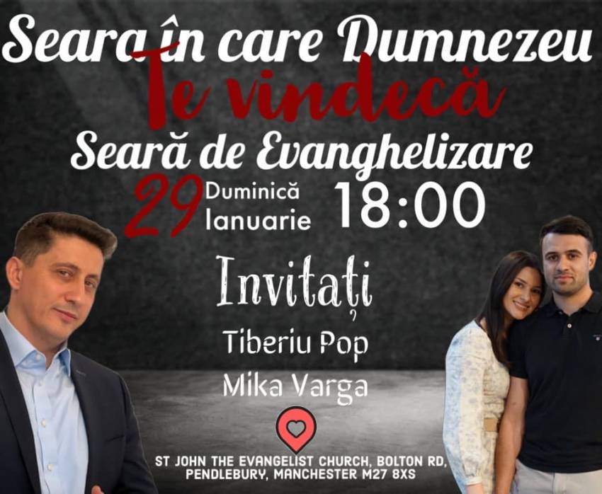 Tiberiu Pop și Mika Varga la Biserica Filadelfia Manchester - NewsNet ...