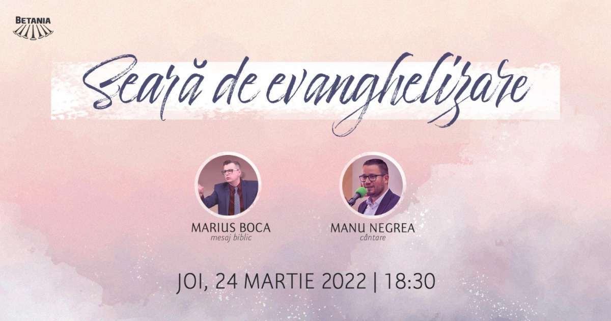 Marius Boca și Manu Negrea la Biserica Betania Cluj-Napoca - NewsNet ...