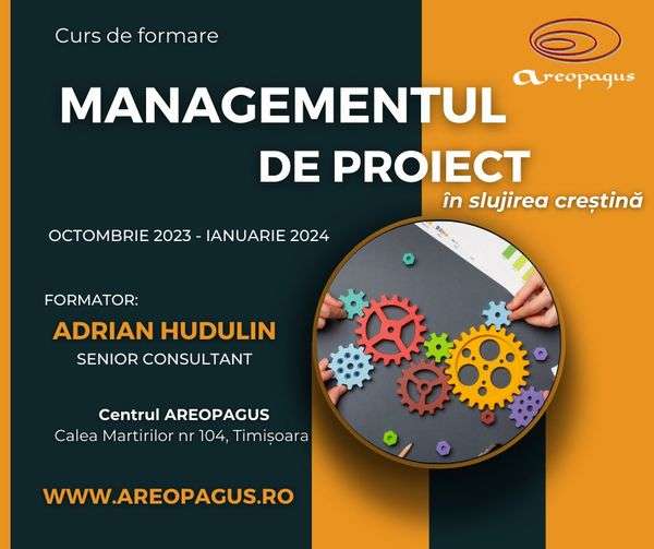 Curs de formare: "Management de proiect" la Centrul Areopagus Timişoara ...
