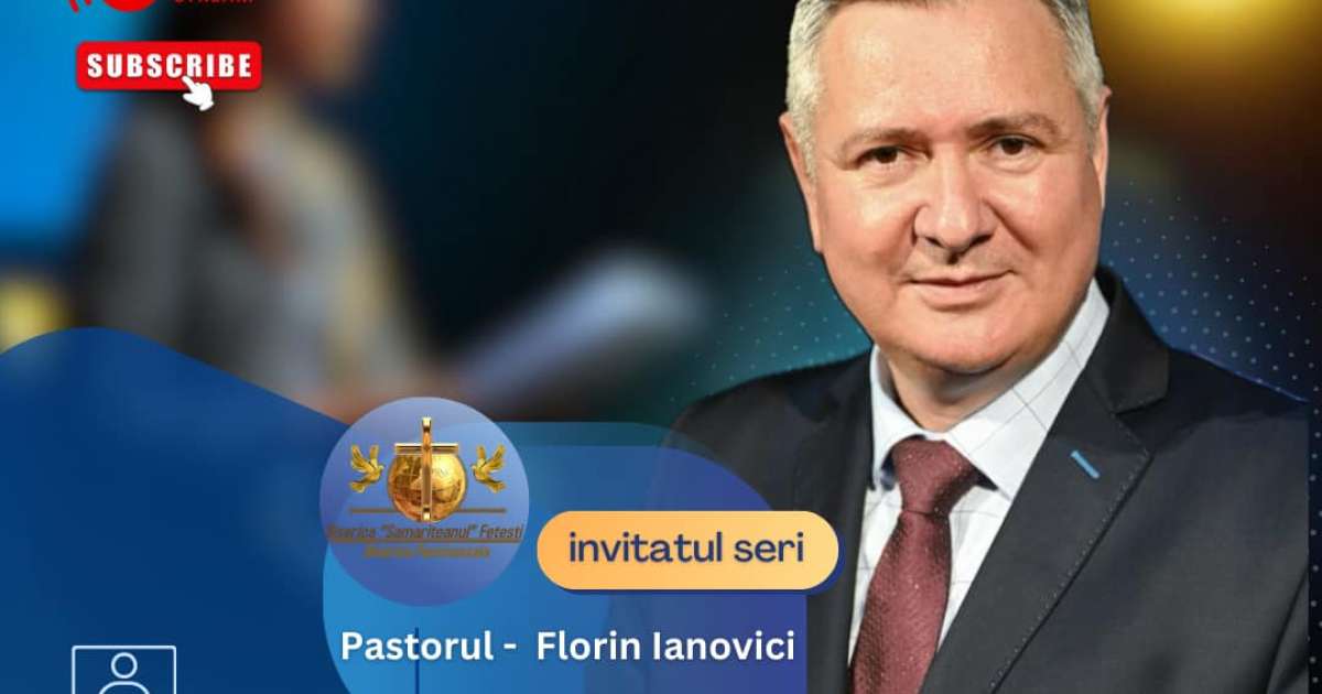 Seară de evanghelizare cu Florin Ianovici la Biserica Samariteanul ...