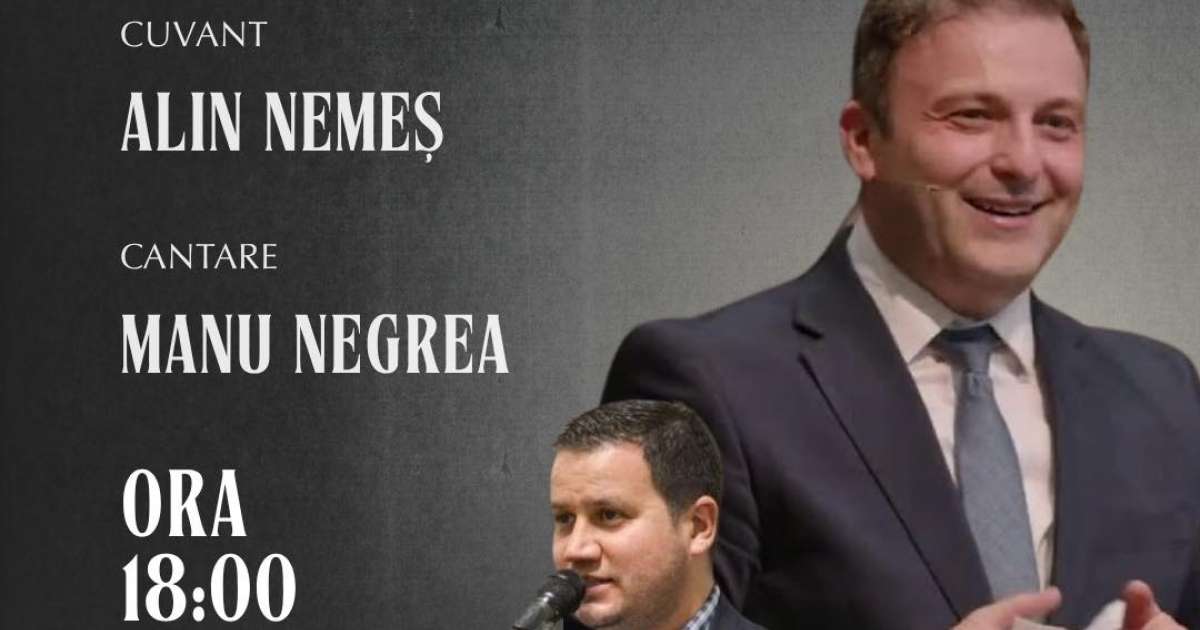 Alin Nemeș & Manu Negru la Biserica Harul Vișeu de Sus - NewsNet Crestin